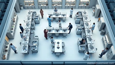 Birds Eye View Of Drug Discovery Research Institute Stable Diffusion