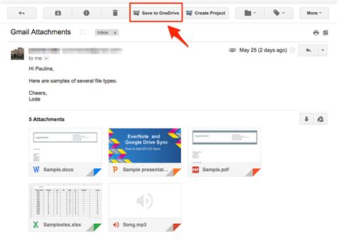 How To Save A Single Email With Attachments To Onedrive Cloudhq Support