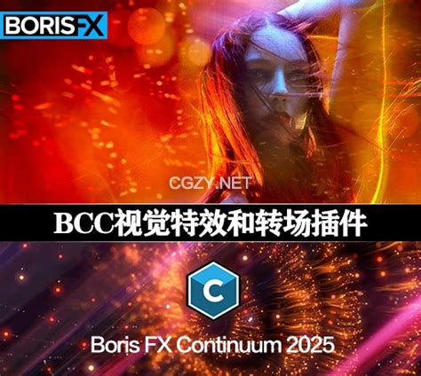 BCC视觉特效和转场AE PR 达芬奇 AVID插件 Boris FX Continuum 2025 v18 0 3 Win CE CG资源网