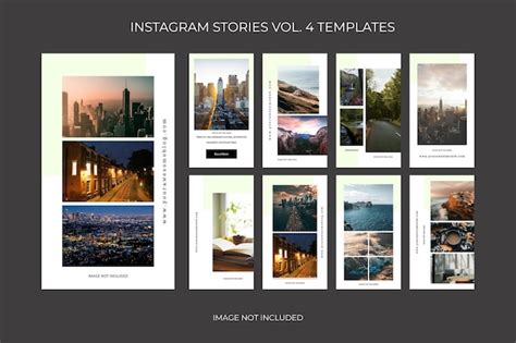 Premium Psd Psd Collage Instagram Stories Templates