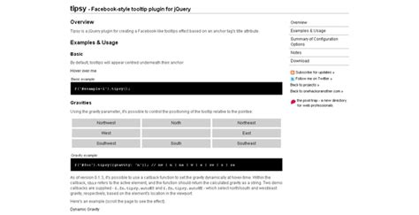 24 Best Jquery Tooltip Plugins For Your Projects Learning Jquery