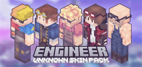 Tusp Engineer Skin Pack Minecraft Bedrock Addons