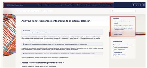 Genesys Cloud Resource Center Moves To A New Url With Navigation And