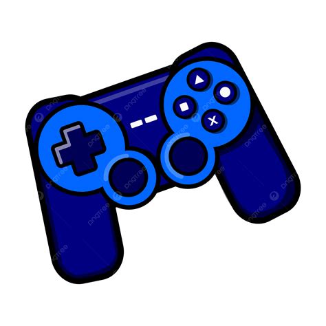 Game Stick Icon Vector Blue Icon Stick Game Game Stick Icon Joystick