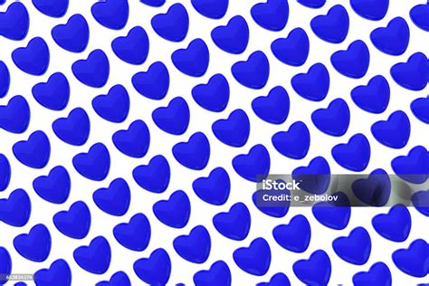 흰색 배경에 고립 된 3d 하트 패턴 2월에 대한 스톡 사진 및 기타 이미지 2월 3차원 형태 개념 Istock
