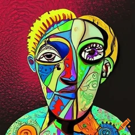 Psychedelic Artwork Inspired By Picasso On Craiyon