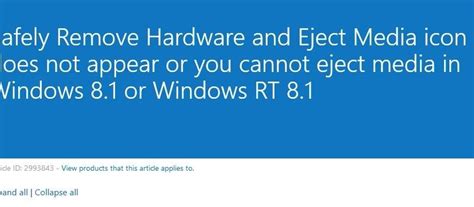 Fixed Safely Remove Hardware And Eject Media Icon Doesn T Appear Or You Cannot Eject Media In
