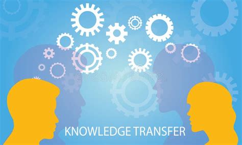 Knowledge Transfer Concept Stock Vector Illustration Of Connection