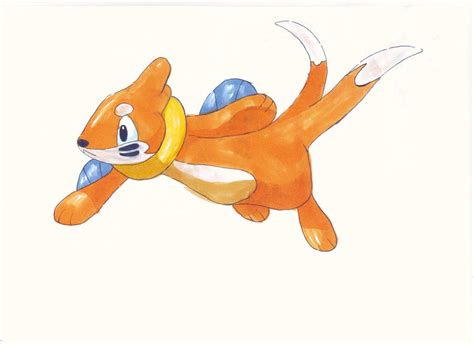 Pokemon Artwork Buizel By Pixelated Takkun On Deviantart