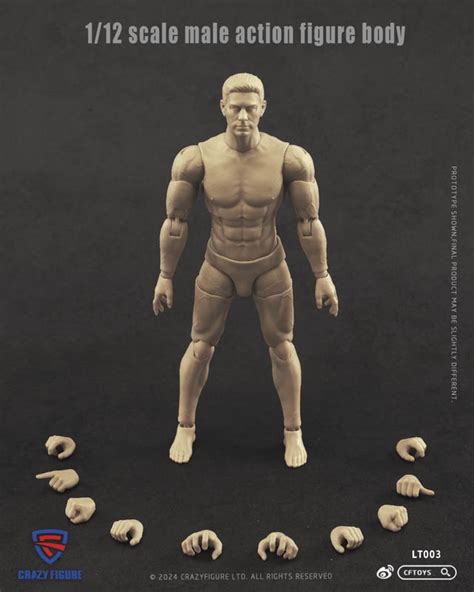 Male Action Figure Body Crazy Figure 112 Scale Body