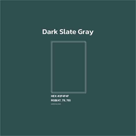 Dark Slate Gray Complementary Or Opposite Color Name And Code 2f4f4f
