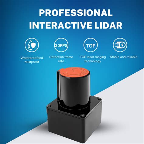 Tof Laser 270° Ip65 30fps Poe Interactive Lidar