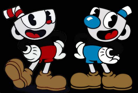 Cuphead And Mugman Vector By Johnnyb287 On Deviantart