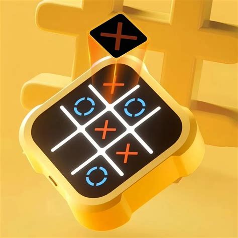 Electronic Tic Tac Toe Board Game Portable Interactive Puzzle For K