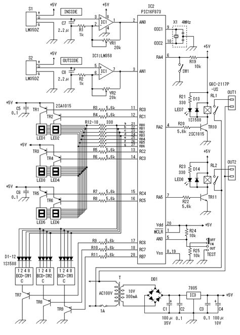 PIC Microcontroller Programming Room Temperature Controller