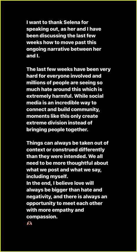 Hailey Bieber Thanks Selena Gomez for Speaking Out Amid Death Threats ...