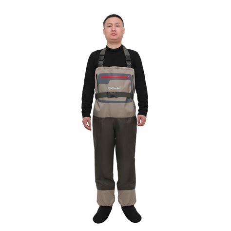 Kylebooker Waterproof Breathable Stockingfoot Chest Waders Featuring P