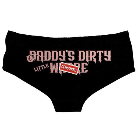 Daddys Whore Panties Etsy Uk