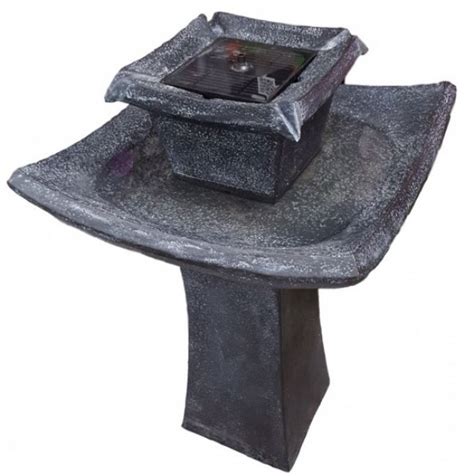 Fontaine Solaire Pagode Bain D Oiseaux Fontaines Solaires Jardins