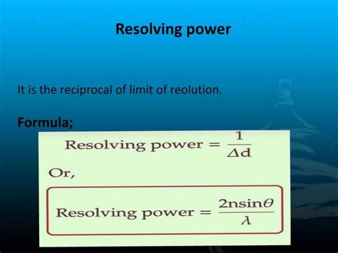 numerical aperture and limits of resolution of microscope pptx