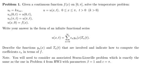 Solved Problem Given A Continuous Function F X On Chegg