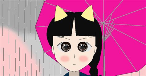 オリジナルキャラクター 雨降る三月半ばの放課後、下校しているねこ耳中学生 しらぎくさいとのイラスト Pixiv