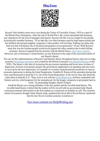 Example Of A Dbq Essay PDF