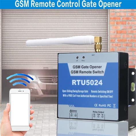 Gsm Gate Opener Rtu5024 Access Controller Remote Onoff Switch Call Sms
