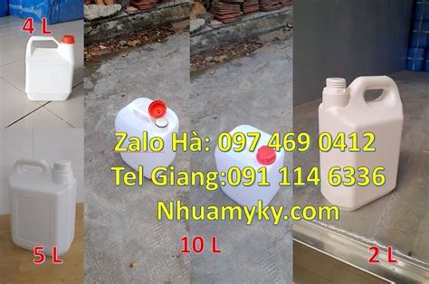 Can Dẹp L Có Nắp Thoát Khí Đựng Hóa Chất Can Nhựa Thùng Nhựa Can L Quay Can L Vòi Nhấn