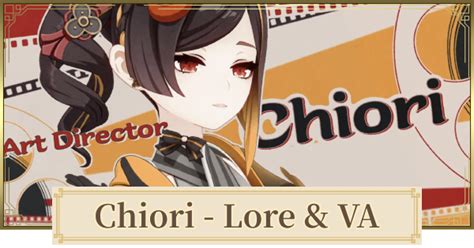 Genshin Impact Chiori Voice Actor And Lore Gamewith