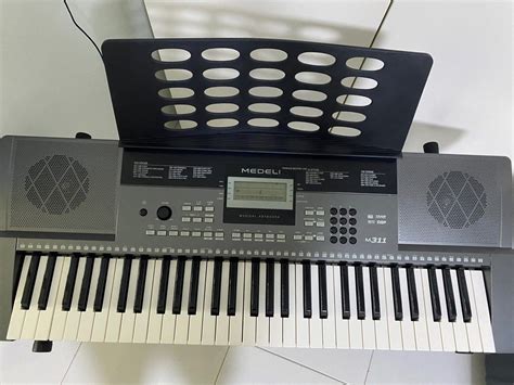 Medeli Keyboard With Stand Hobbies And Toys Music And Media Musical