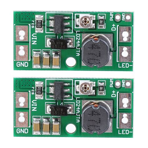 Controlador Led De 2 Piezas Placa Controladora Led Ld24ajta 20w Dc6