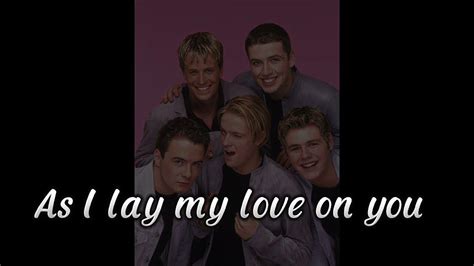 Westlife I Lay My Love On You Lyrics Youtube