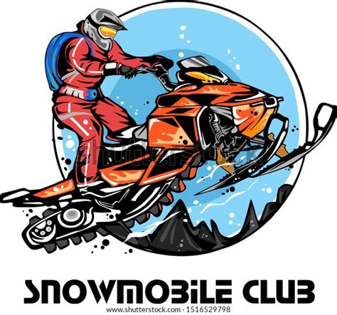 444 Snowmobile Drawing Stock Vectors Images And Vector Art Shutterstock