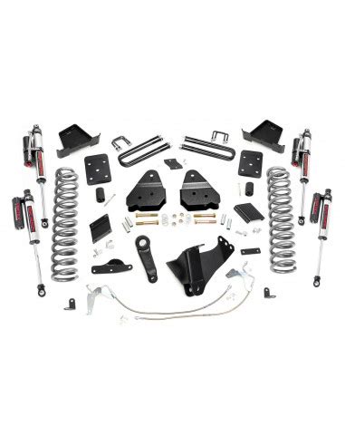 ROUGH COUNTRY 6 INCH LIFT KIT GAS OVLD VERTEX FORD SUPER DUTY 4WD 15 16