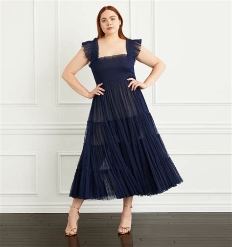 The Tulle Ellie Nap Dress Navy Tulle Hill House Home