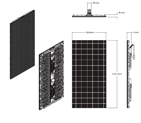 Roe Carbon Cb5 5 77mm Led Tile 1x2 Rental Prg Gear