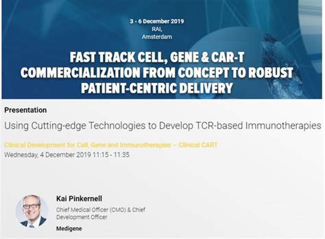 Medigene Ag On Linkedin Cellgene Immunotherapy