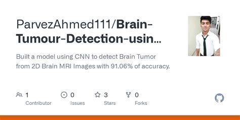 GitHub ParvezAhmed Brain Tumour Detection Using CNN Built A Model Using CNN To Detect
