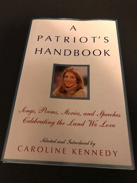 Caroline Kennedy Autographed A Patriots Handbook Book Jsa Etsy
