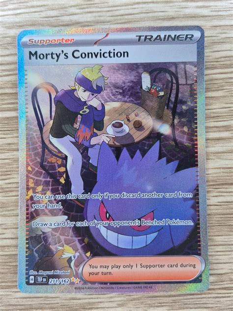 Mortys Conviction 211 162 Illustration Rare Temporal Forces Nm