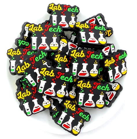 Lab Tech Silicone Focal Beads Usa Silicone Bead Supply Princess Bead Supply