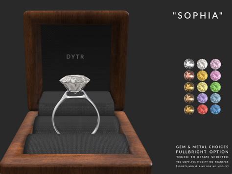 Second Life Marketplace Sophia Ring