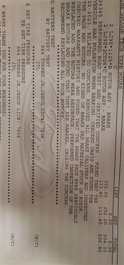 Dealer Says I Need New Rotors Macheforum Ford Mustang Mach E News