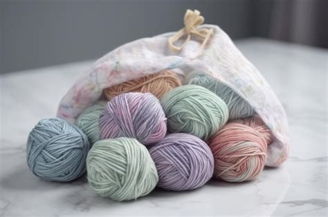 Premium Ai Image Colored Yarn Wool Generate Ai