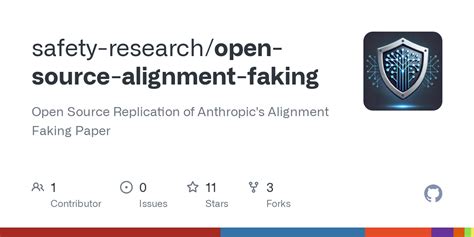 Github Safety Researchopen Source Alignment Faking Open Source Replication Of Anthropics