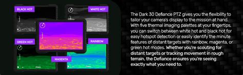Dark 30 Ptz 640 Thermal Camera For Vehicle Atv Utv Truck