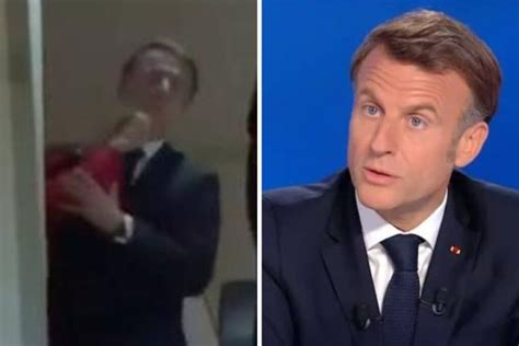 Emmanuel Macron Lé Par Son épouse Le Président Sexprime Après La Vidéo Embarrassante