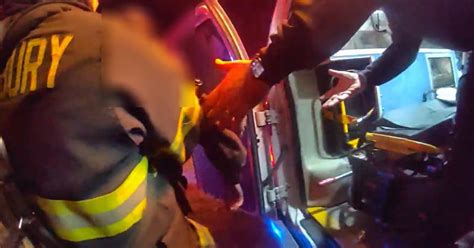 Video Captures Moment Connecticut Man Allegedly Held Captive By Stepmom Exits Burning House