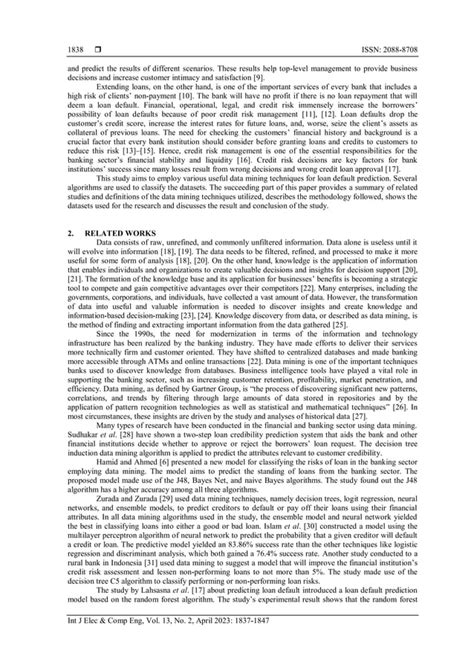 Supervised And Unsupervised Data Mining Approaches In Loan Default